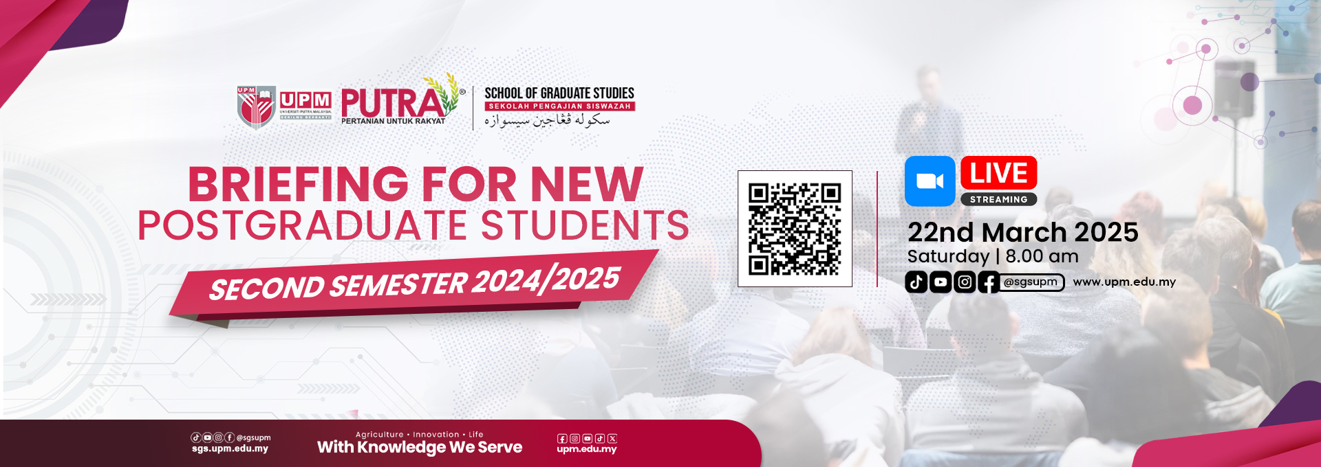 2025 Briefing for New Postgraduate Students